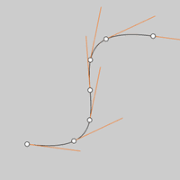 bezierTangent() / Reference / Processing.org