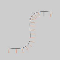 bezierTangent() / Reference / Processing.org