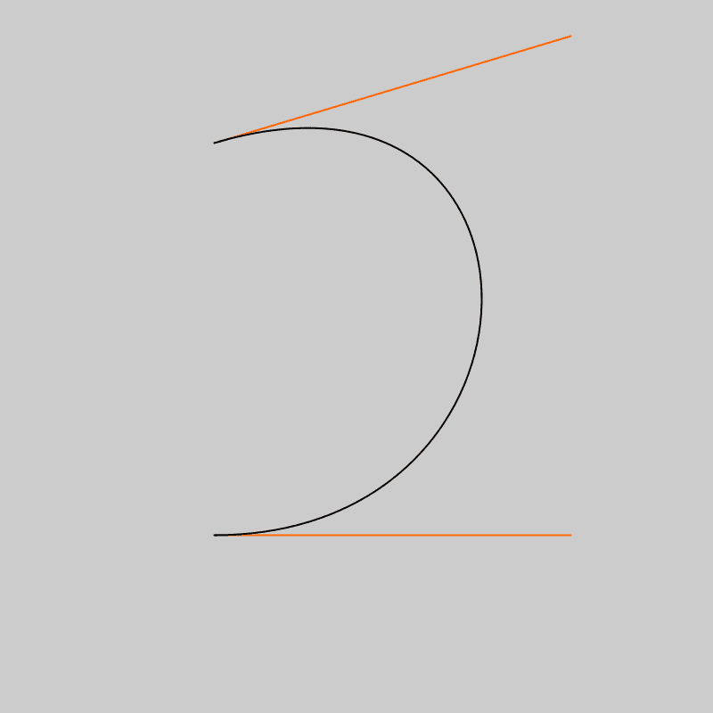 bezier() / Reference / Processing.org